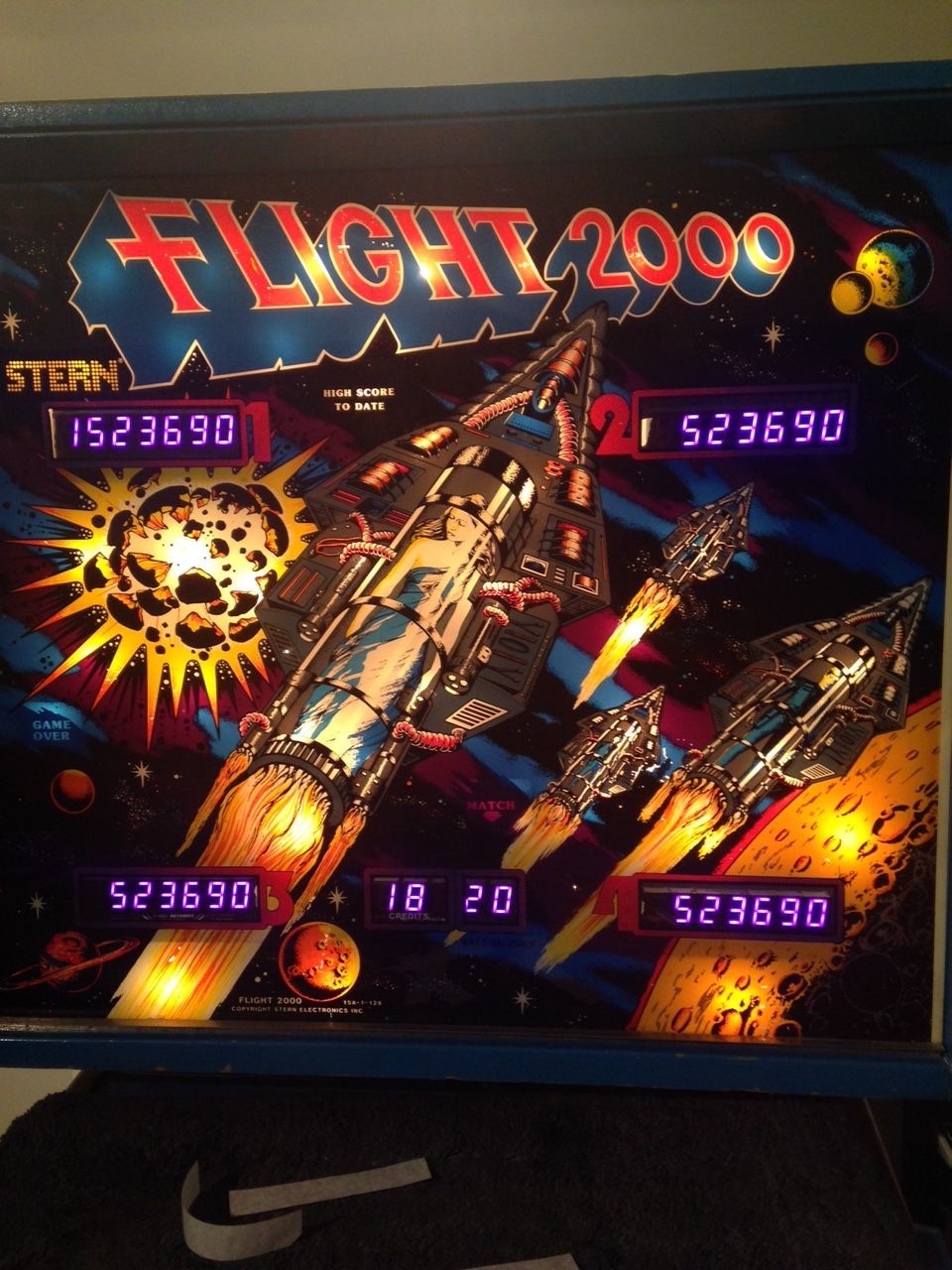 Classic Bally/Stern Conversion LED Display Kits - GALLERY - Pinitech.com