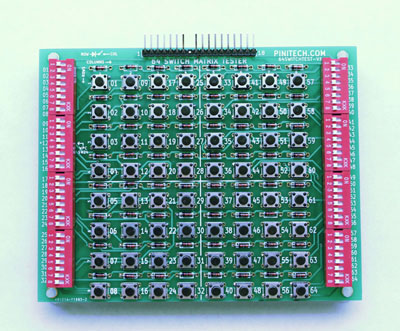 64 Switch Matrix Tester for Pinball Machines - Pinitech.com