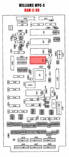 6264 NVRAM Battery Eliminator for Pinball Machines - Pinitech.com
